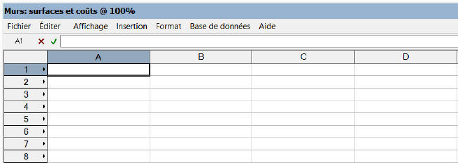 Tutoriel - Tableau: Créer un tableau à partir des donnés des murs